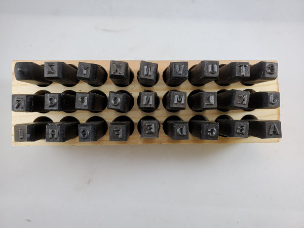 1/4" Hand Stamp - Alpha Set – US Quick Tags