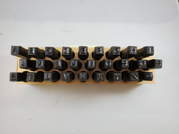 3/16" Hand Stamp - Alpha Set – US Quick Tags