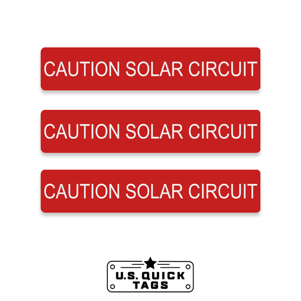 Solar Circuit Adhesive Decal - 1.125"x5.75" (100 Pack) – US Quick Tags