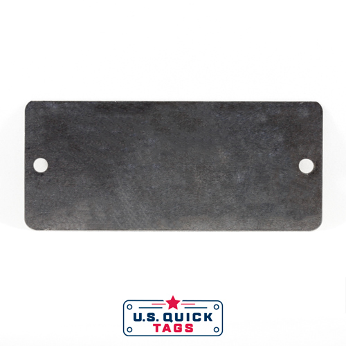 Stainless Steel Metal Tag - .016"x1.75"x4" - US Quick Tags
